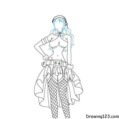 Step 7 Draw Her Face