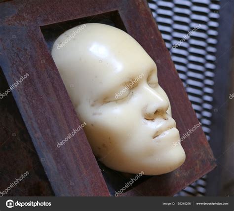 Blank White Male Head Sculpture Portrait Classical Drawing Anatomy