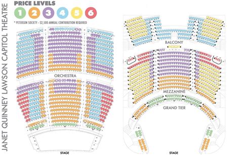 Eccles Theater Seating Chart Infographic Chart Design