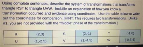 Solved Using Complete Sentences Describe The System Of