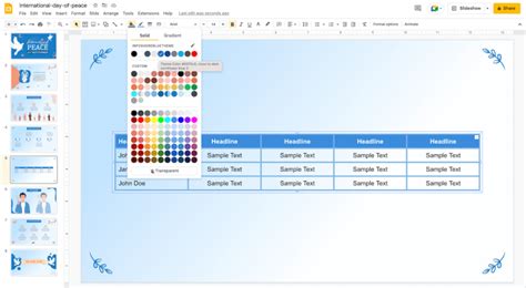How To Add And Edit A Table In Google Slides In Just Two Steps