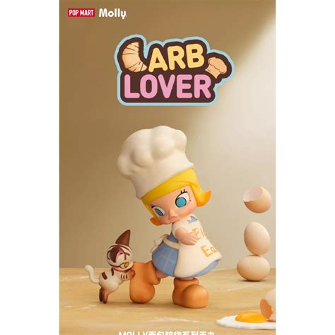 Popmart Bubble Mart Molly Bread Head Series Hand Done Blind Box Toy