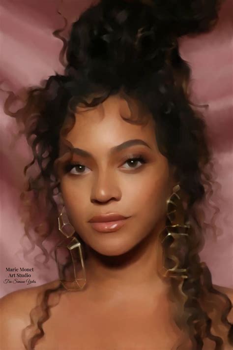 Portrait Of Beyonce By Divaderulo971 On Deviantart