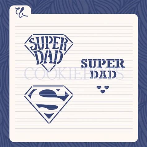 Super Dad Stencil Productosbano