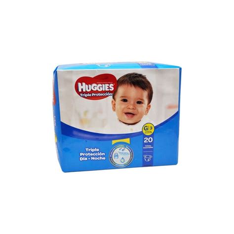 PaÑales Huggies Triple Proteccion G 4x20