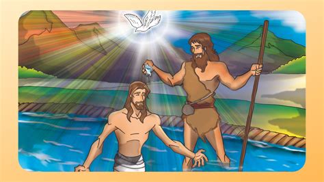 O Batismo De Jesus Capa Do Portal