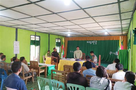 မိုင်းယုမြို့၌ မြန်မာ့ရိုးရာမဟာသင်္ကြန်ပွဲတော်ကျင်းပနိုင်ရေး လုပ်ငန်းည