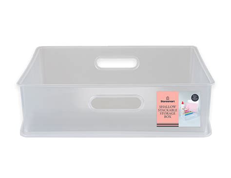 Shallow Stackable Storage Box Onebeyond