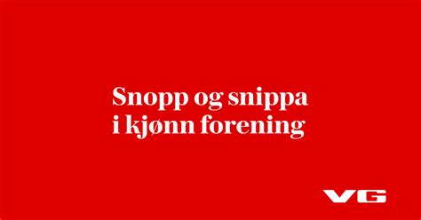 Snopp Og Snippa I Kjønn Forening