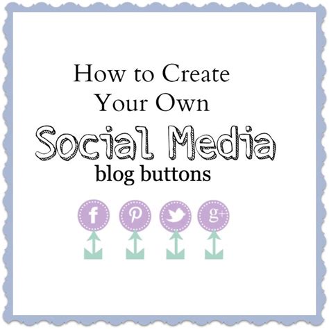 How To Create Your Own Social Media Icons A Video Tutorial • Binkies