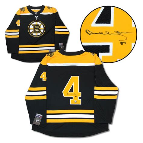Bobby Orr Boston Bruins Autographed Signed Black Fanatics Hockey Jersey