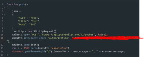 Need Help With The Api Rpushbullet
