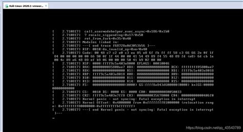 Vmware安装kali过程报错kernel Panic Not Syncing Fatal Exception In Interrupt问题vmware脚本之家