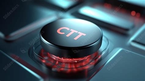 3d Ctrl X Shortcut Button Rendered Powerpoint Background For Free
