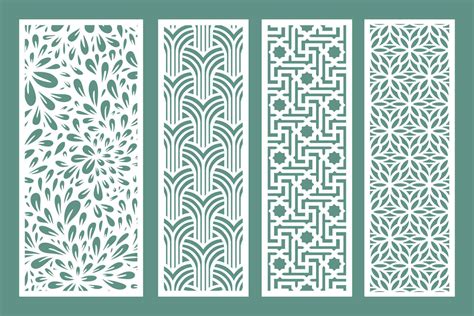 Set Jali Design Jali Design For Graphic And Plywood Partition Cnc Router Design Foamsheet