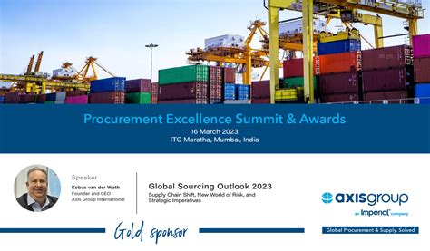 Procurement Excellence Summit And Awards 2023 Axis Group International