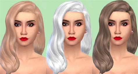 The Classic Wavy Texture Colors Sims 4 Hair