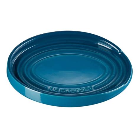 Descanso Oval de Colher de Cerâmica Deep Teal Le Creuset Camicado