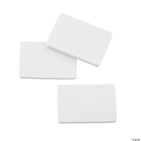 White Erasers 24 Pc Oriental Trading