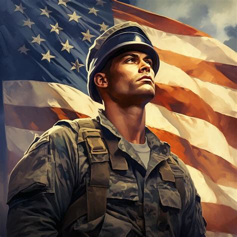 Premium Ai Image Honoring Service Celebrating Sacrifice Veterans Day