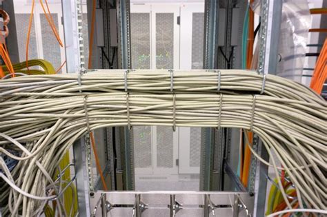 Premium Photo Network Switch And Network Cable In A Data Center