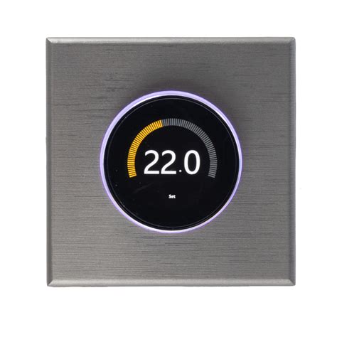 Wifi Smart Dial Thermostat For Underfloor Heating Silver