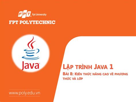 B I Gi Ng L P Tr Nh Java B I Ki N Th C N Ng Cao V Ph Ng Th C