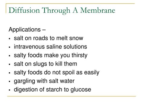 PPT New York State Required Labs Review Diffusion Through A Membrane Making Connections