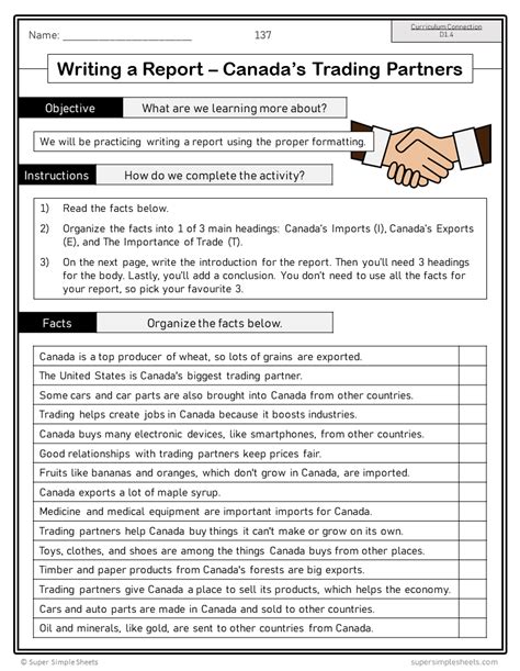 New 2023 Ontario Language Grade 6 Composition Super Simple Sheets