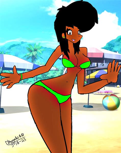 Naomi At The Beach By Lyme Y2k On Deviantart
