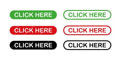 premium vector click here web button vector isolated elements click
