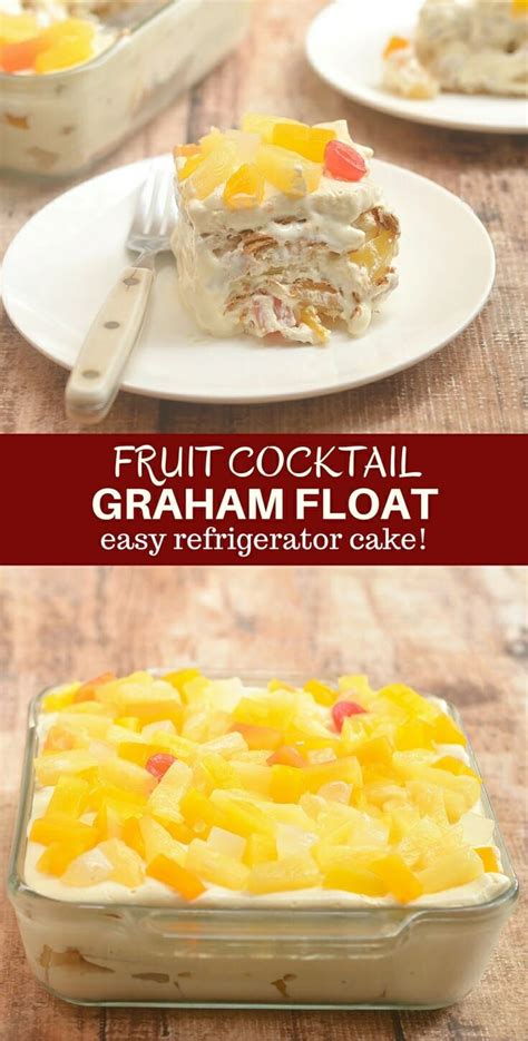 Fruit Cocktail Graham Cake Recipe Recipes With Fruit Cocktail