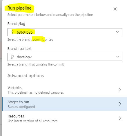 How Do I Configure The Yaml Pipeline In Azure Devops In A Way That Would Only Deploy The Recent