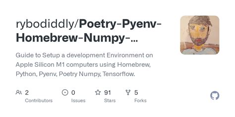 Github Rybodiddlypoetry Pyenv Homebrew Numpy Tensorflow On Apple