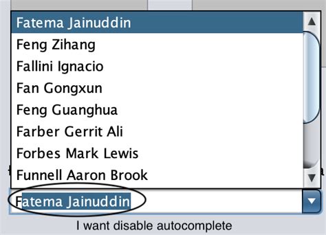 Java How To Disable Autocomplete But Keep Autosuggestion Using