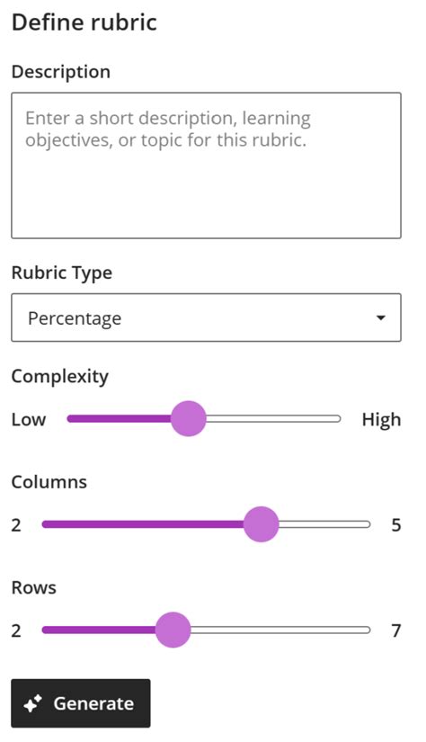 Kick Off Rubric Creation With Blackboard Ai Cetl