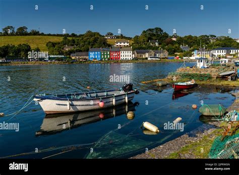 Bantry Ireland 12 August 2022 Small Wooden Rowboats And Fishing