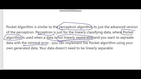 Revision Part 5 Section 3 Part 3 Pocket Algorithm Youtube