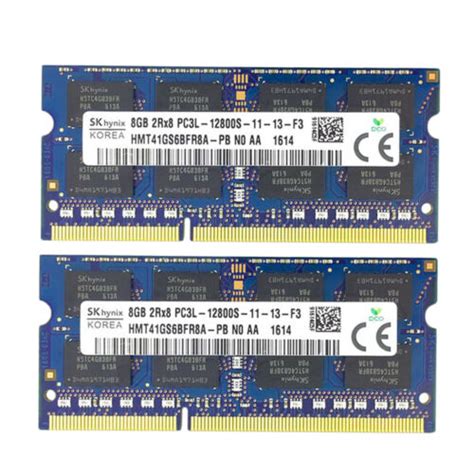 16gb 2x8gb Pc3 12800 Ddr3 1600mhz For Hp Pavilion Notebook Dv6 Dv7