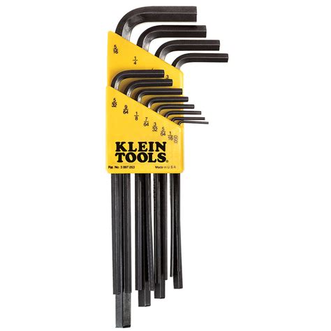 L Style Hex Key Caddy Set 12 Piece Llk12 Klein Tools For