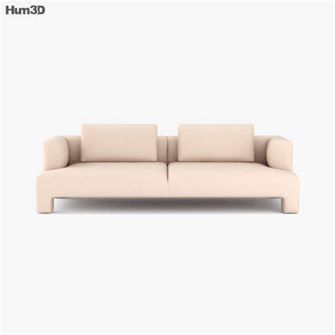 Driade Mod Sofa 3d Model Download Furniture On