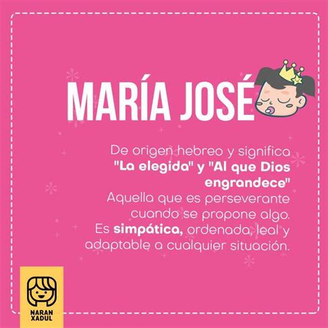 Origen Y Significado Del Nombre Maria Jose Riag