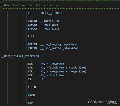 Stm32 H743arm Cortex M7 启动汇编m7 启动代码 Csdn博客