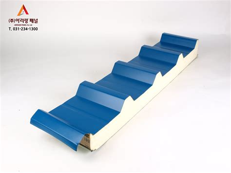 주식회사 아리랑패널 ️ 지붕판넬지붕재 ️ Eps스티로폼판넬 비난연지붕판넬 4골 ️