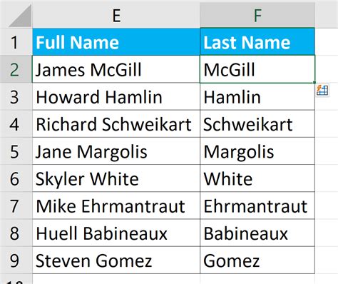 How To Extract Last Name In Excel Sheetaki