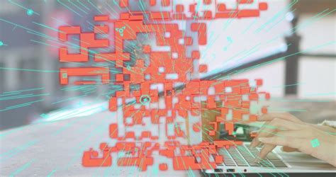 Advanced Cybersecurity Concepts With Qr Code Imagery