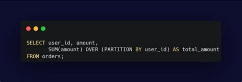 Sqlwindowfunction Dataengineering Sql Datafam Sqlfordataengineers