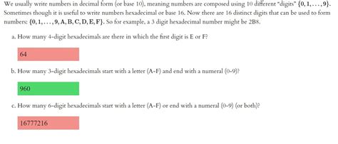 Solved We Usually Write Numbers In Decimal Form Or Base Chegg Com