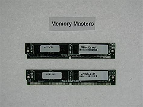 Mem4500 16f 16mb Approved 2x8mb Flash Memory Kit For Cisco 4500 Router Memorymasters