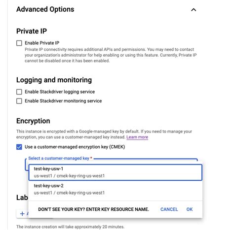 Use Customer Managed Encryption Keys Cmek Cloud Data Fusion